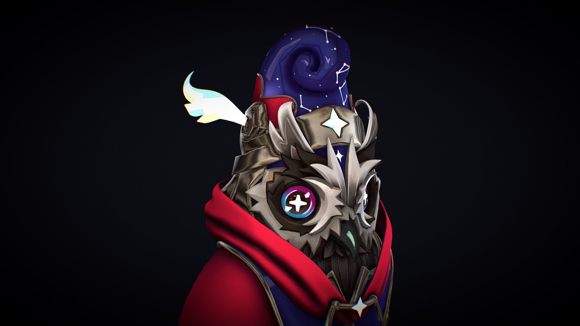 Owl magician - 3D model by NoSkill (@NoSkilll) [7287a4e] - Sketchfab