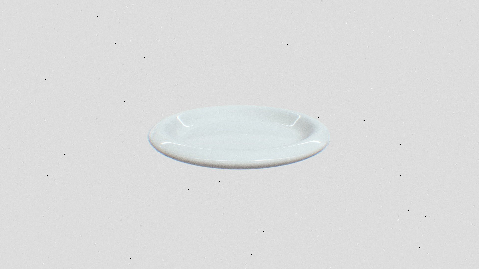 Simple Plate (reflective) - Download Free 3D model by ...