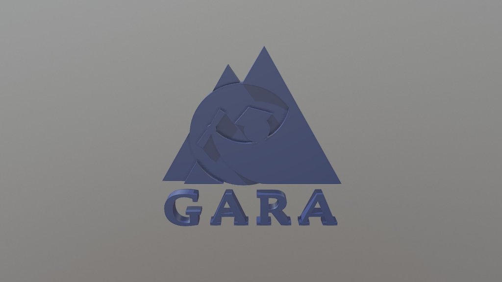 GARA LOGO - 3D model by salameynet3 [7288dcd] - Sketchfab
