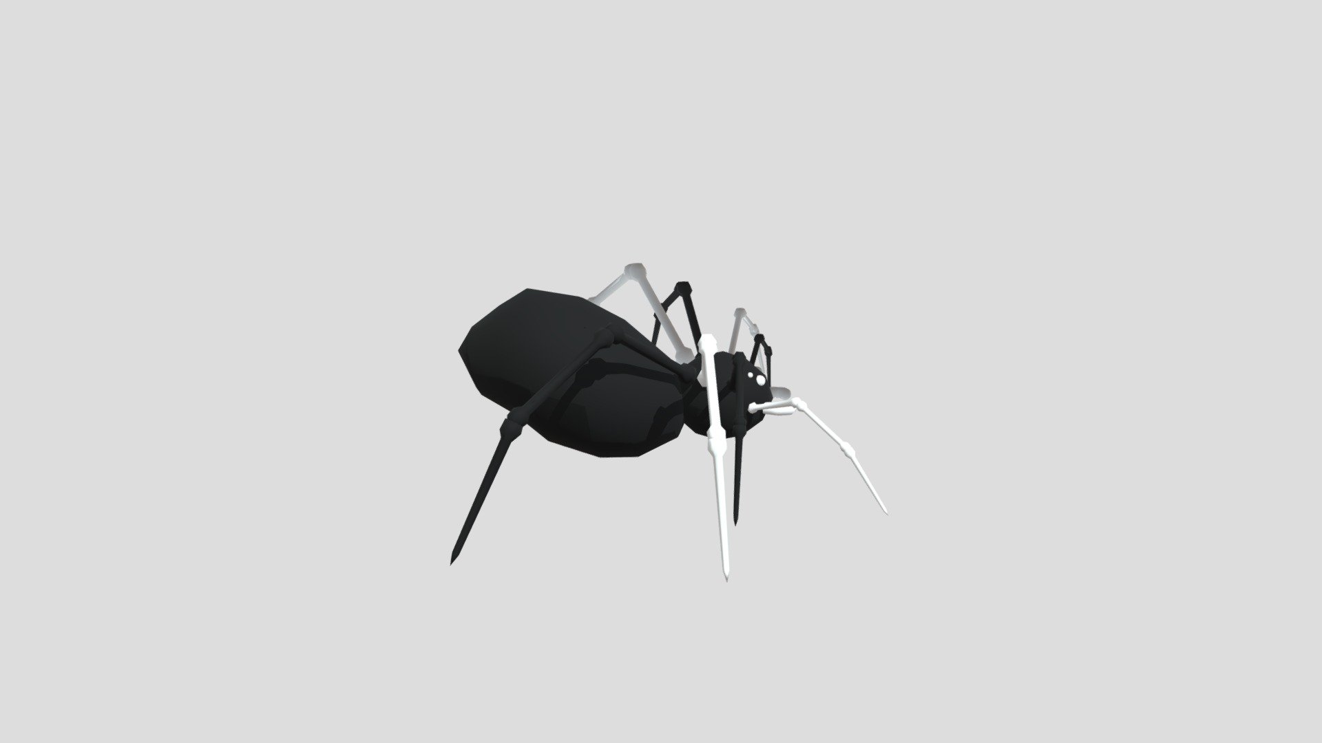 low poly spider(move) - Download Free 3D model by XiantX [728943c ...