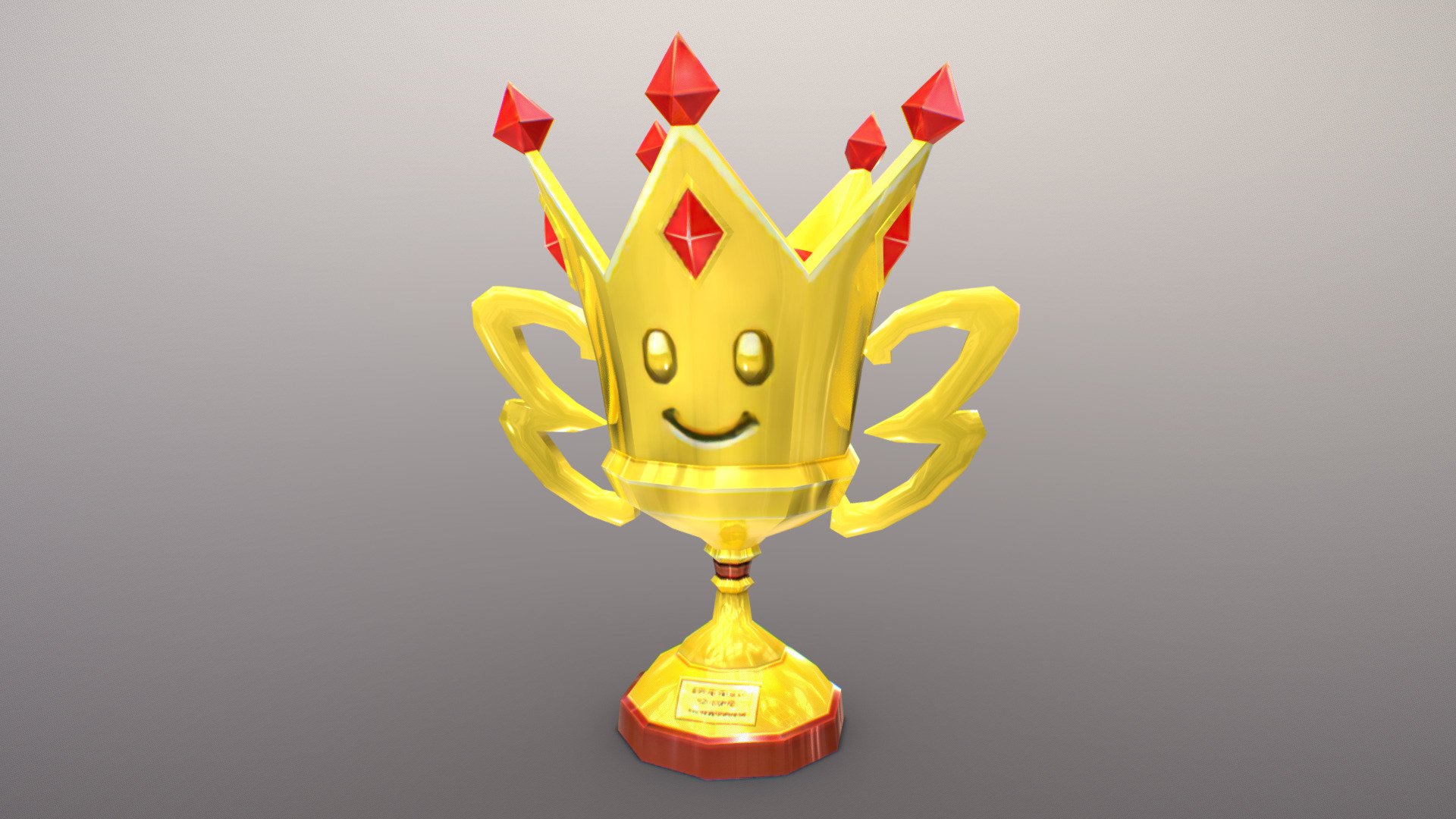 Special Gold Trophy - Mario Kart 7 - Buy Royalty Free 3D model by Xenox ...