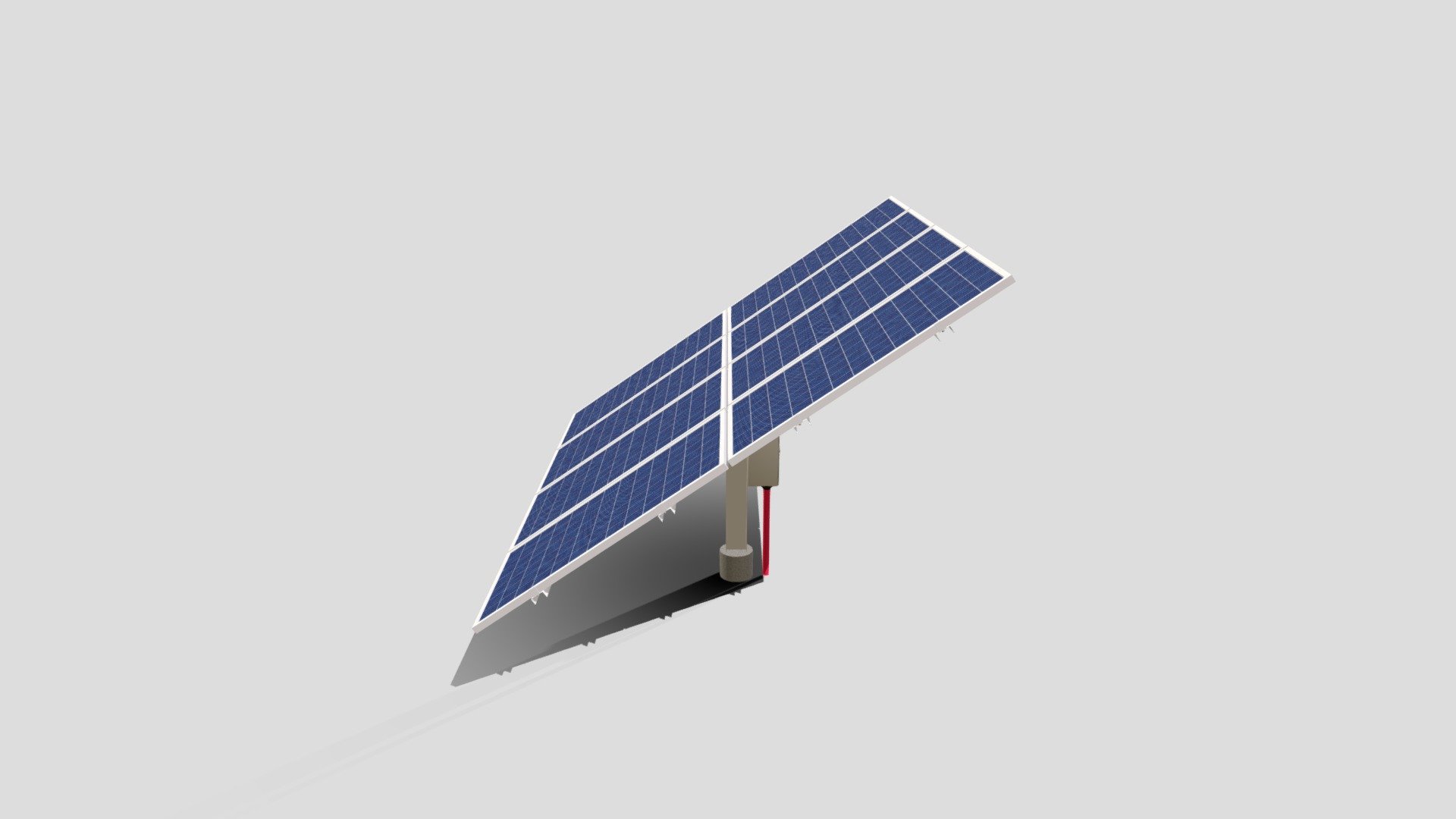 Solar Cell Static Download Free 3D Model By ZedModeller fabgarcia 728b63a Sketchfab