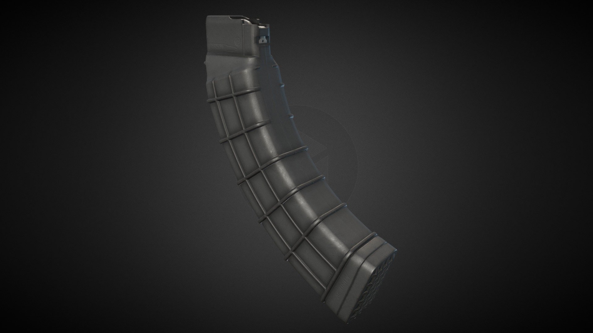 60 Round Quad AK magazine - Buy Royalty Free 3D model by Akinaro ...