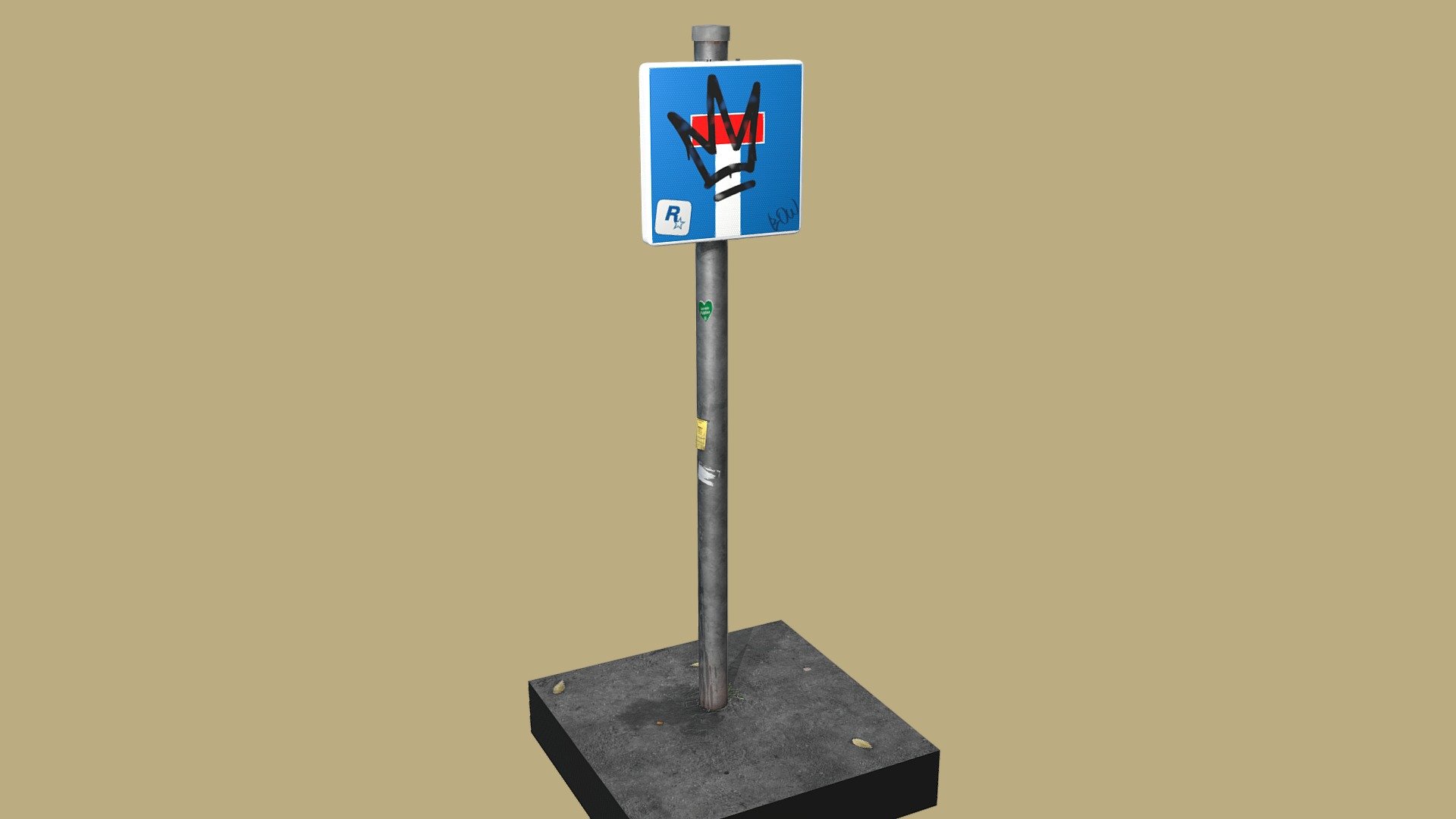 Street Sign - 3D model by tomhughes1987 [7290283] - Sketchfab