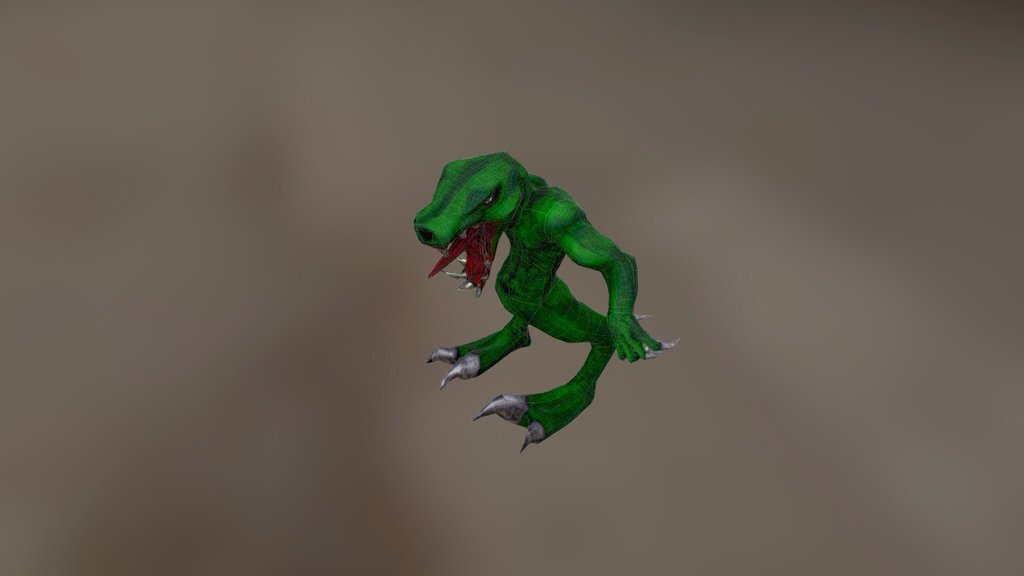 Monster - 3D model by ngolben [7291870] - Sketchfab