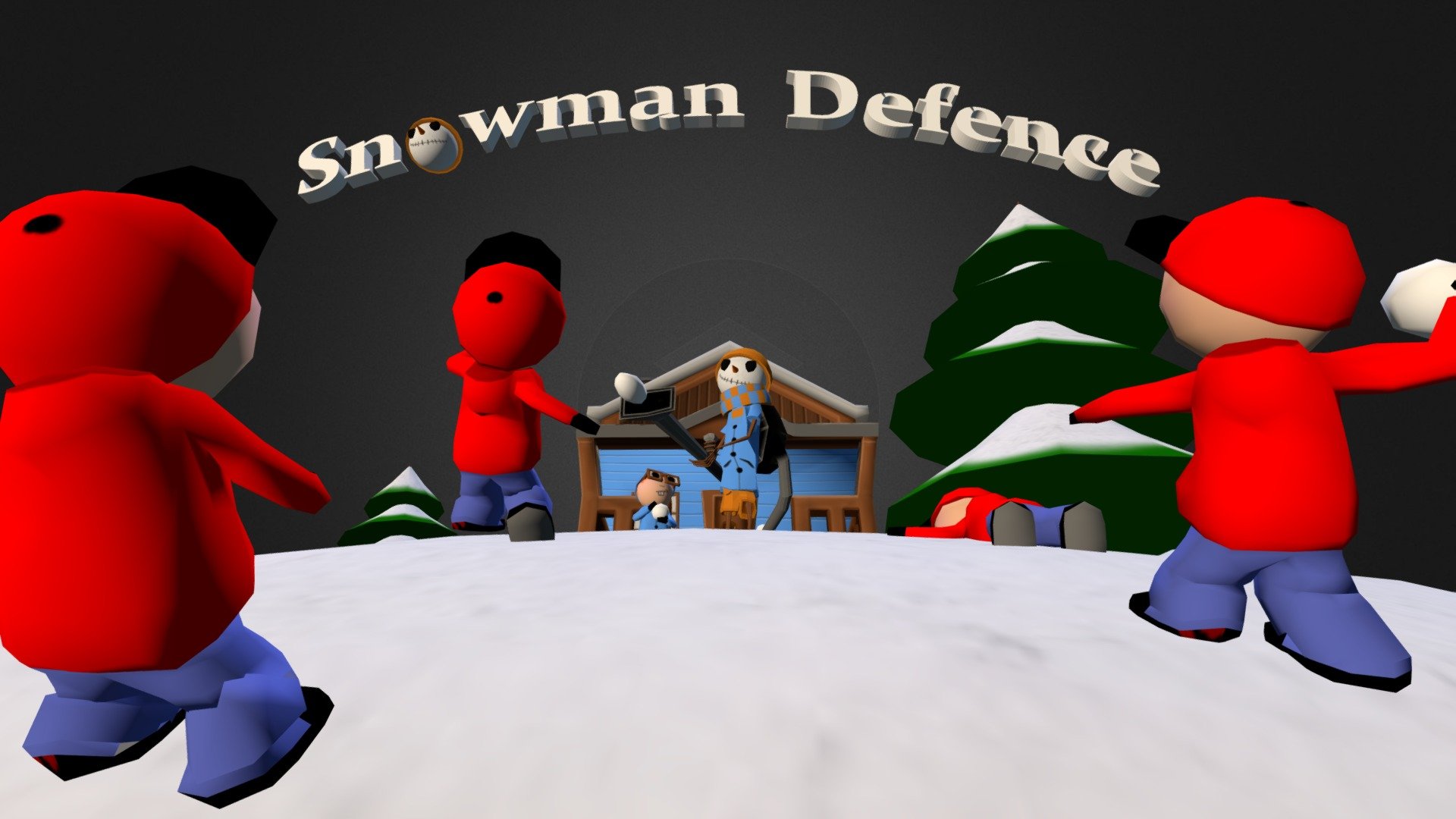 Snowman Defence - 3D model by jul738 [7292f58] - Sketchfab