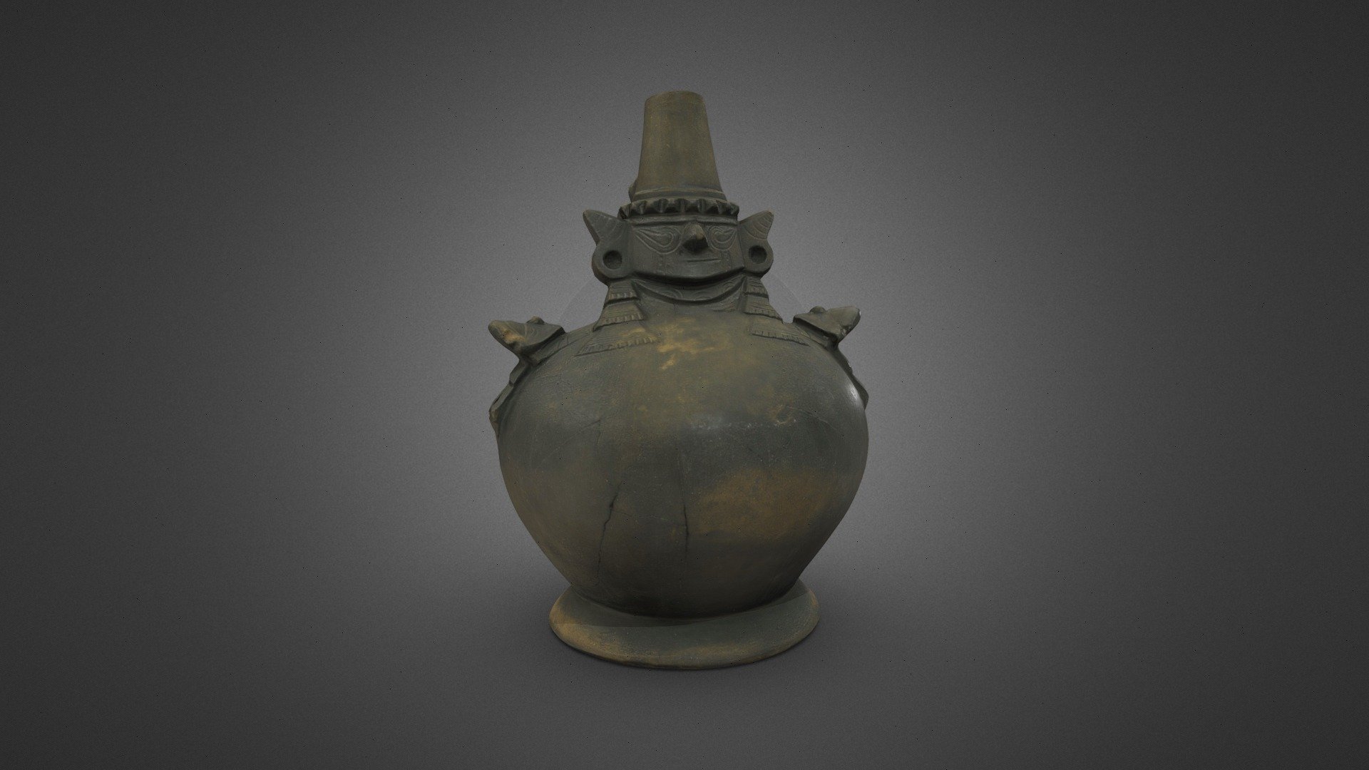 Huaco Rey T93_LP - 3D model by Luigui Oliva Mera (@LuiguiOliva ...