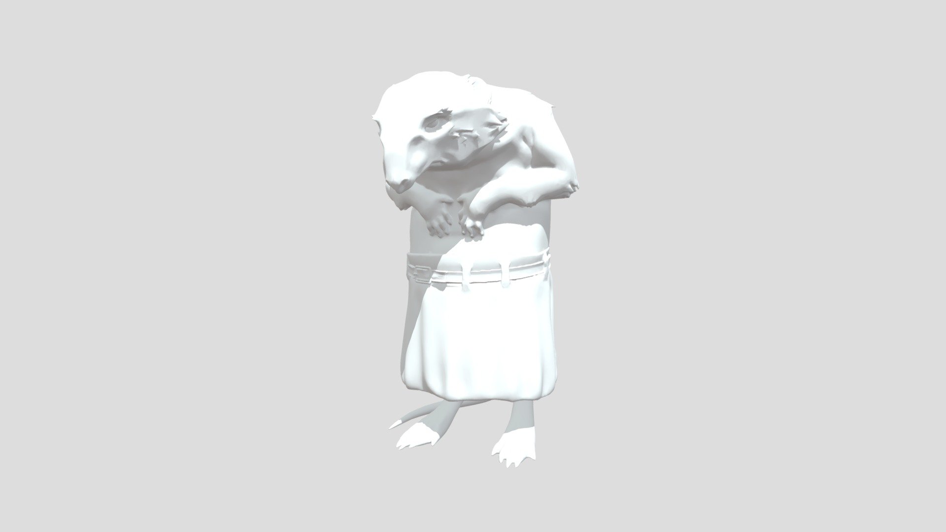 Rat - Download Free 3D model by roughwaterguy [7294a3a] - Sketchfab