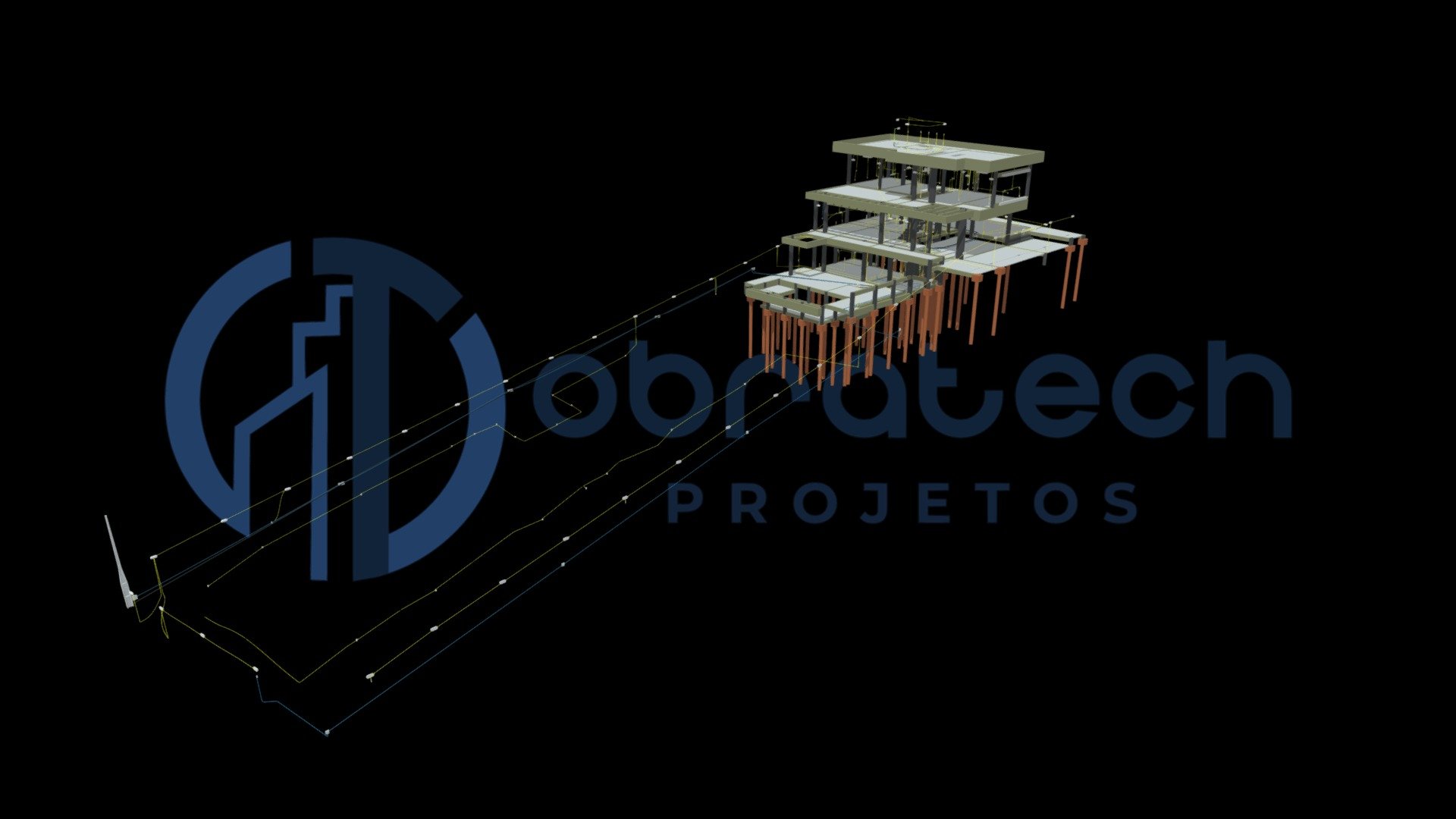 PROJETO ELÉTRICO - BEVILACQUA - JÉSSICA E DAVID - 3D model by Obratech ...