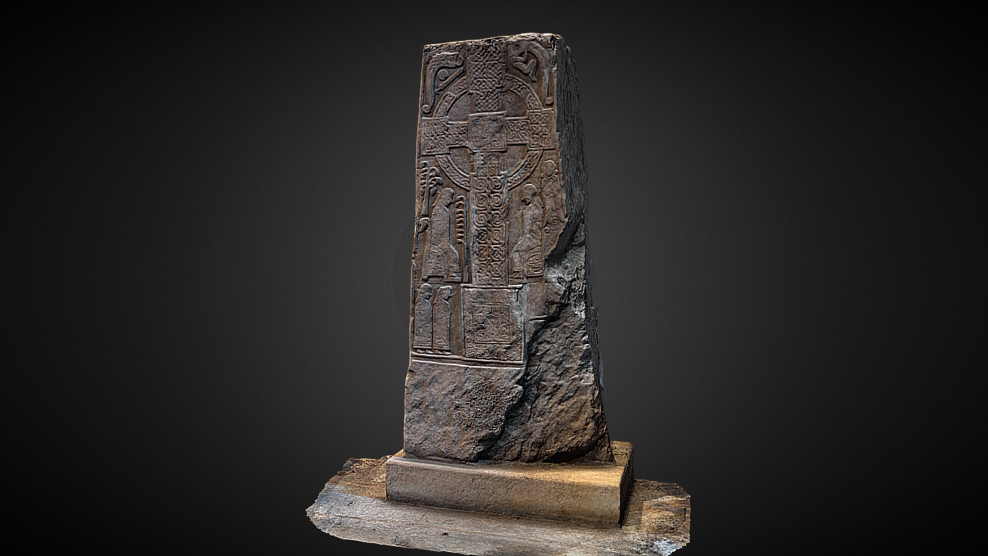 Fowlis Wester 2 Pictish Cross Slab - Download Free 3D model by Douglas ...