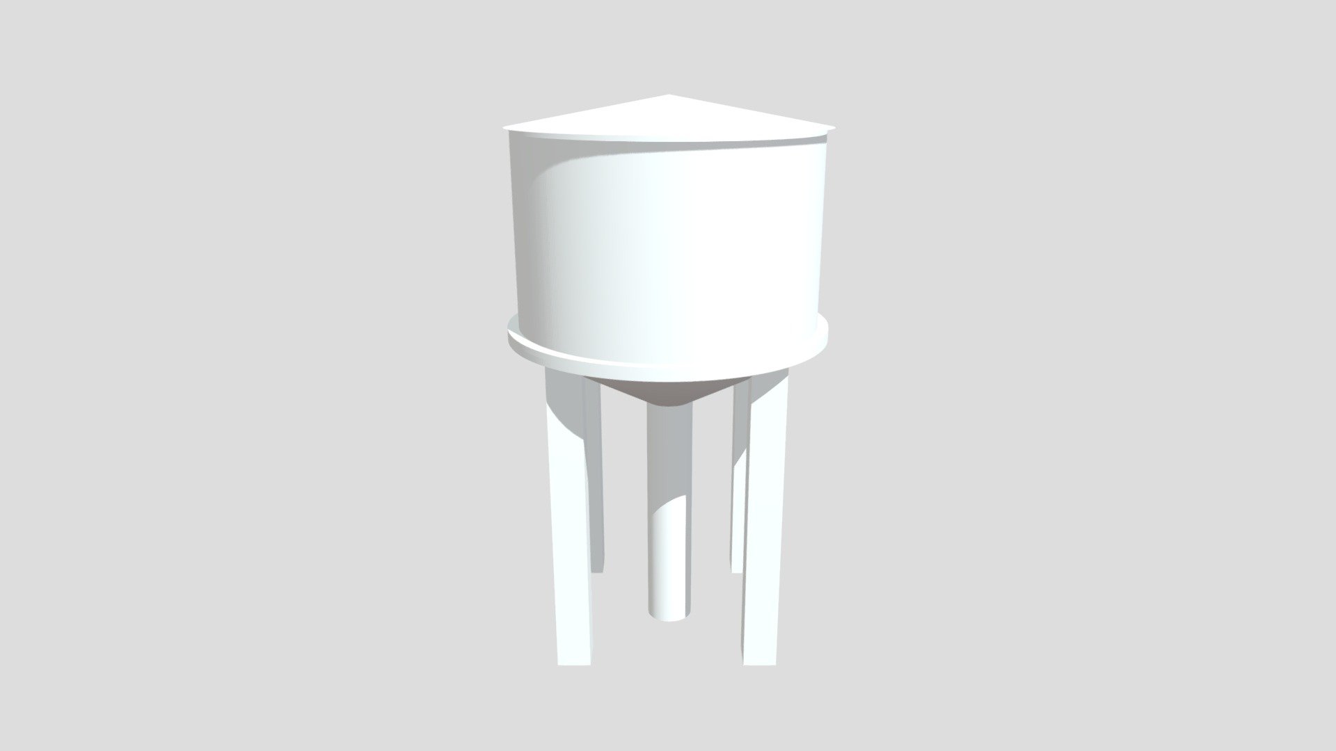 Water_tower - 3D model by OdesitU [72969f0] - Sketchfab