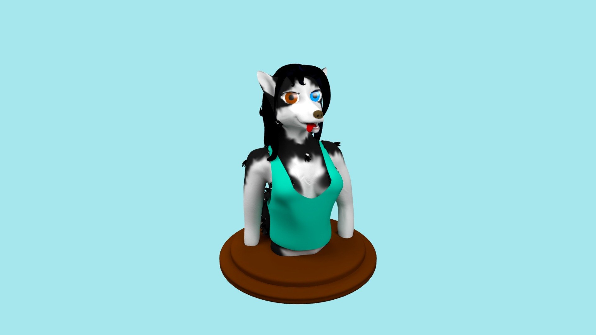 Furry-Husky - 3D model by Raven Pencil (@RavenPencil) [72978c4] - Sketchfab
