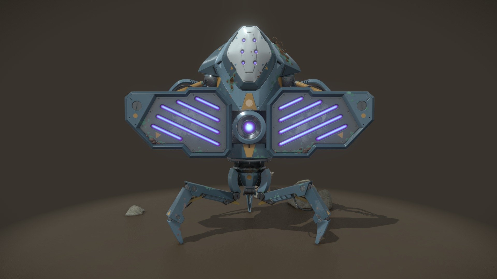 Pusher Robot - 3D model by Dominik Strasser (@dominikstrasser) [7297f0d ...