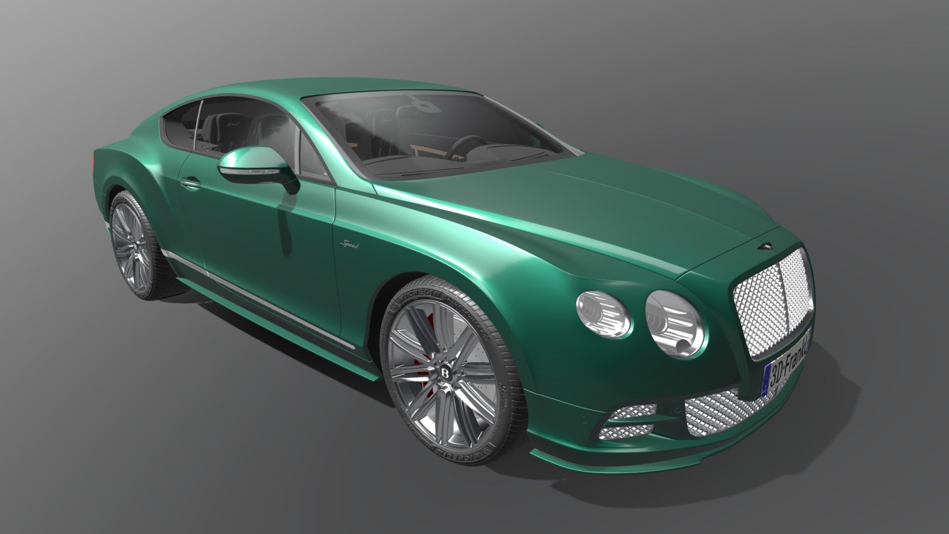 Bentley continental ss 2010 3D model - Buy Royalty Free 3D model by ...