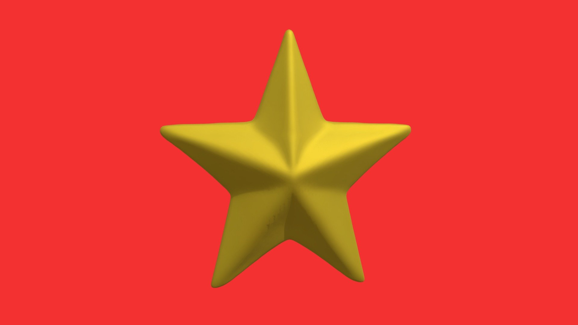 Gleaming Gold Star - Buy Royalty Free 3D model by Inventive World ...