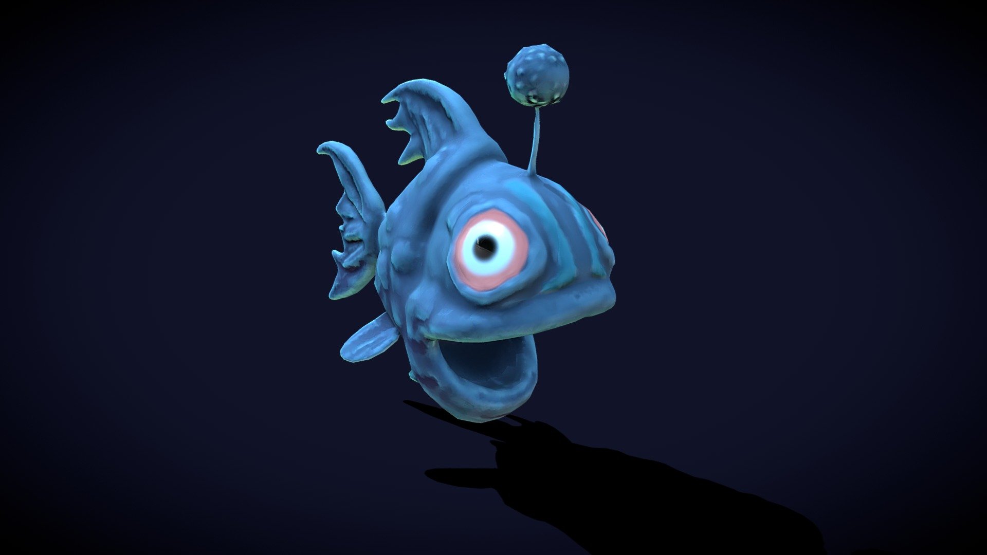 Abyss fish - Download Free 3D model by dartuchiwa [7298e86] - Sketchfab