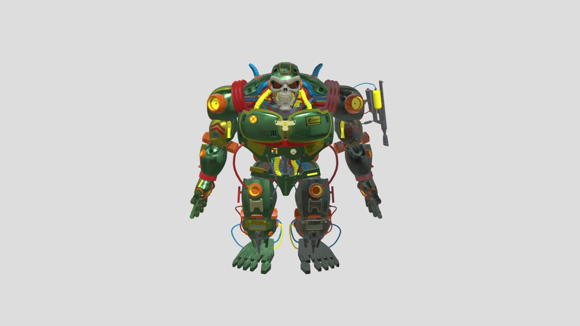 Robô - 3D model by Vneta Games (@vneta) [729a201] - Sketchfab