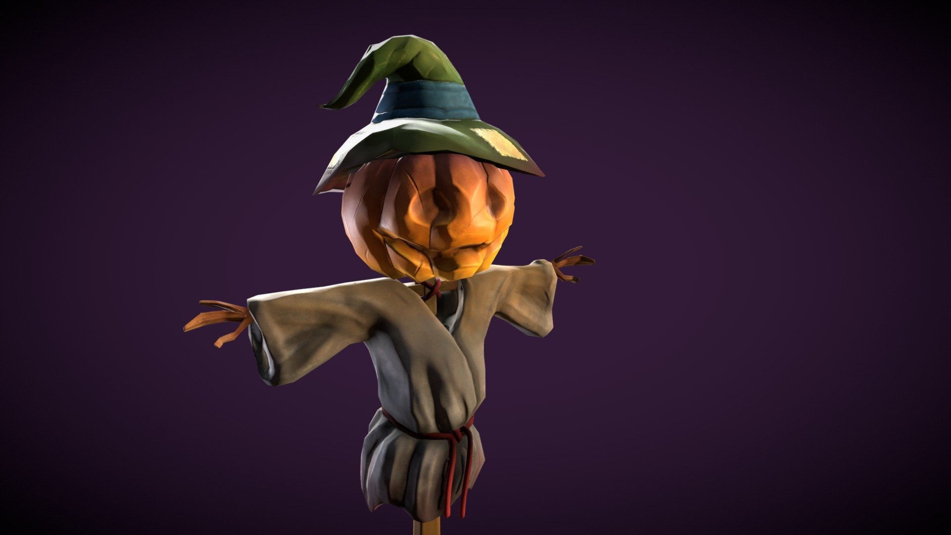 Scarecrow - 3D model by Luis.A.Pulido [729e307] - Sketchfab