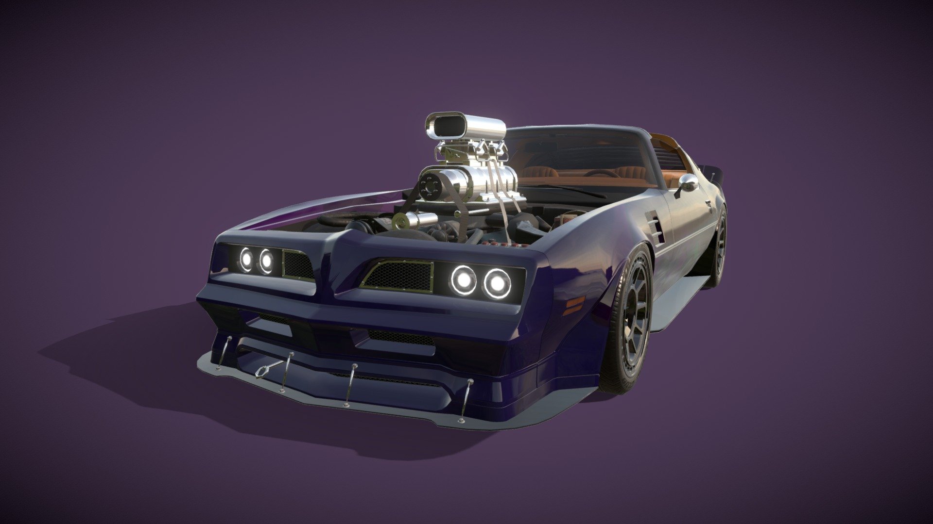 Pontiac Firebird - 3D model by Sobakef (@horron) [729e82e] - Sketchfab