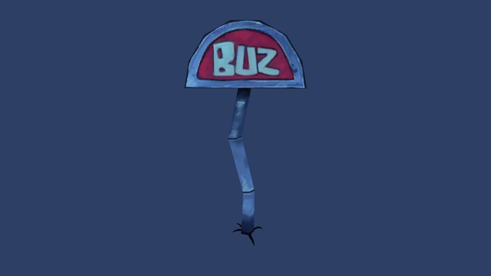 SpongeBob's Patty Pursuit - Bus Sign - Download Free 3D model by ...