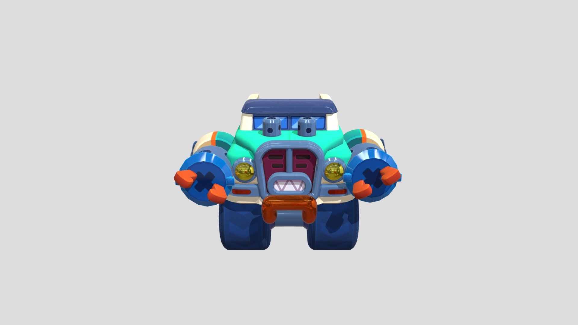 Meg_monstertruck_mecha_geo - Download Free 3D model by mourad ...