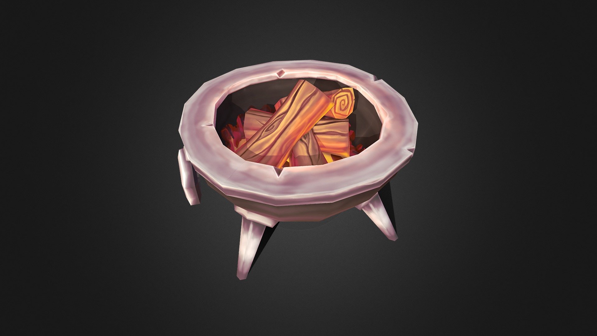 Hand-Painted Brazier - 3D model by Graham (@graham3d) [72a464d] - Sketchfab