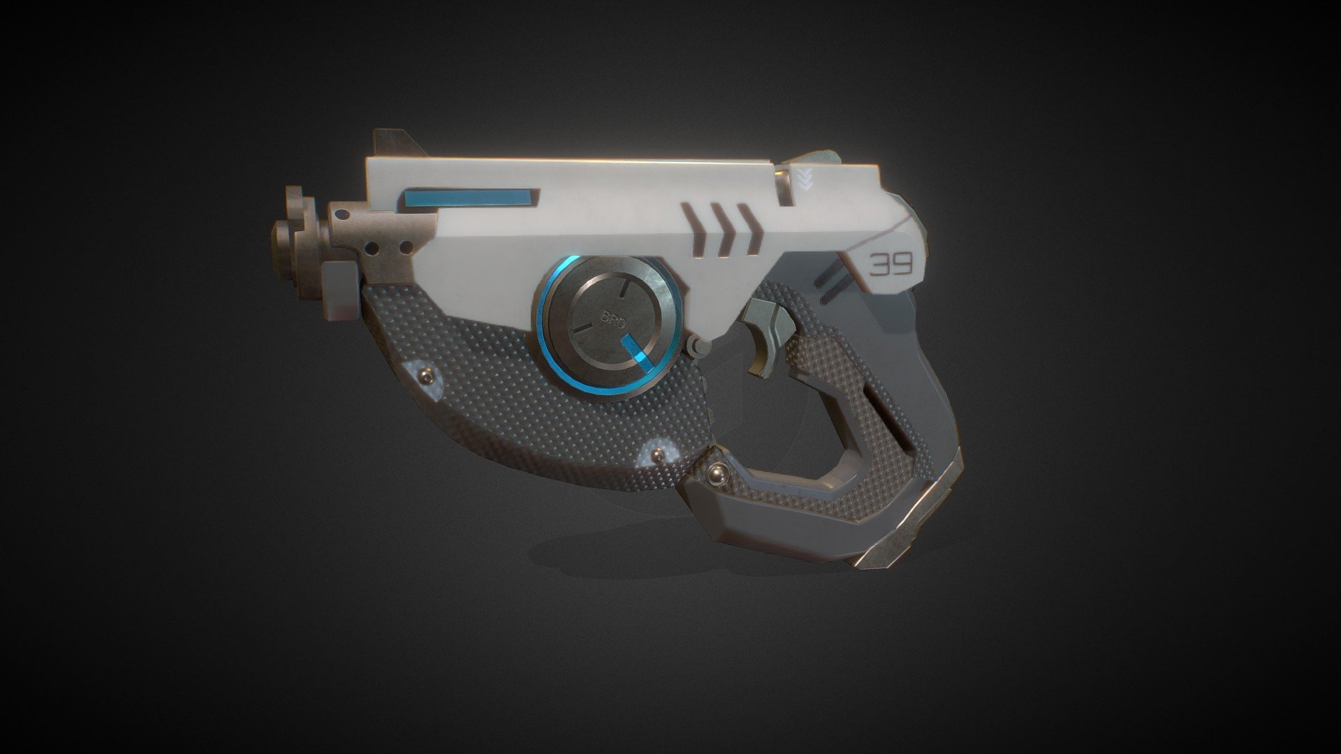Tracer's pulse gun from overwatch - Buy Royalty Free 3D model by ...