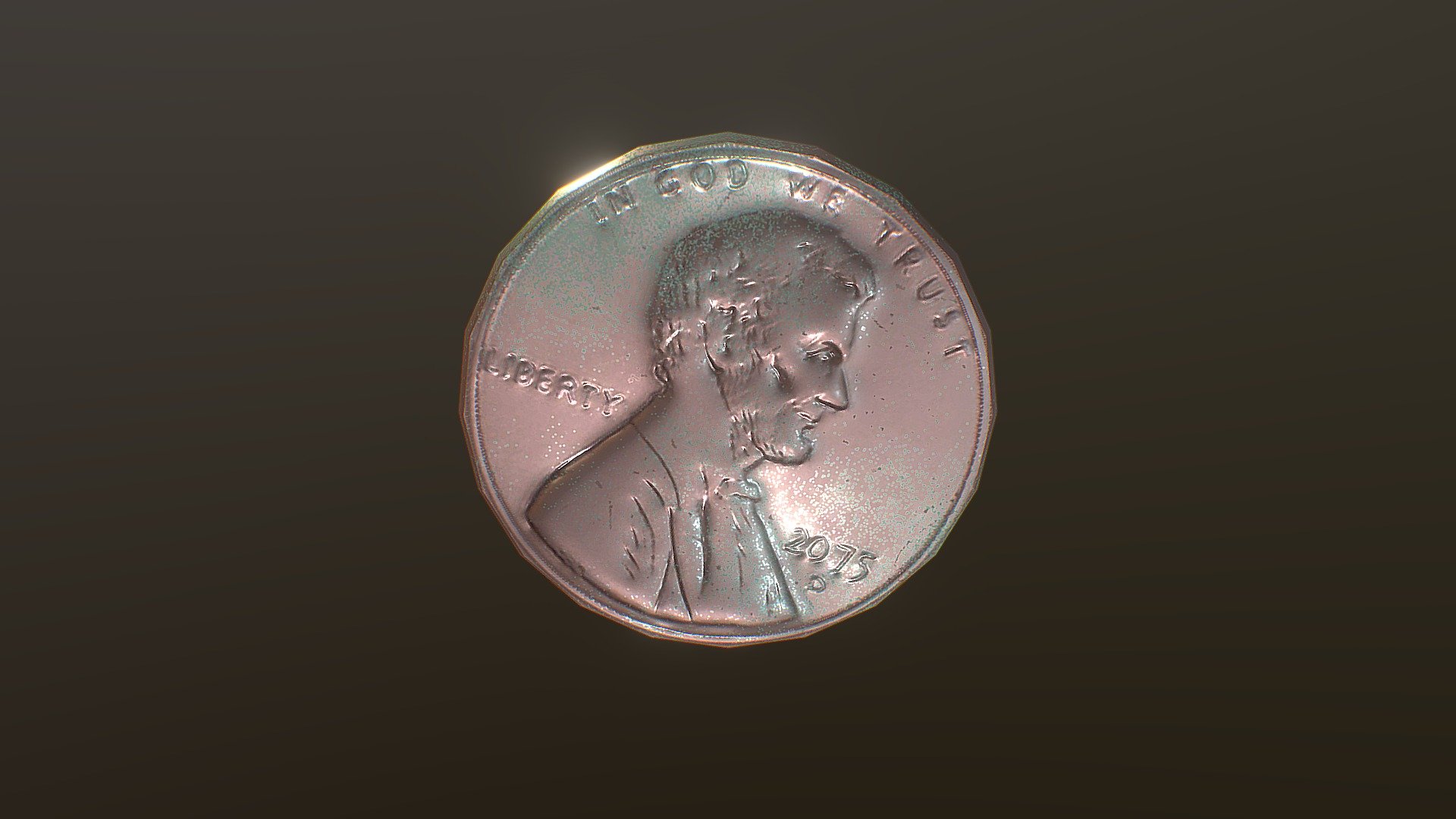 LINCOLN PENNY - 3D model by Raptor (@reptileye) [72aa5ce] - Sketchfab