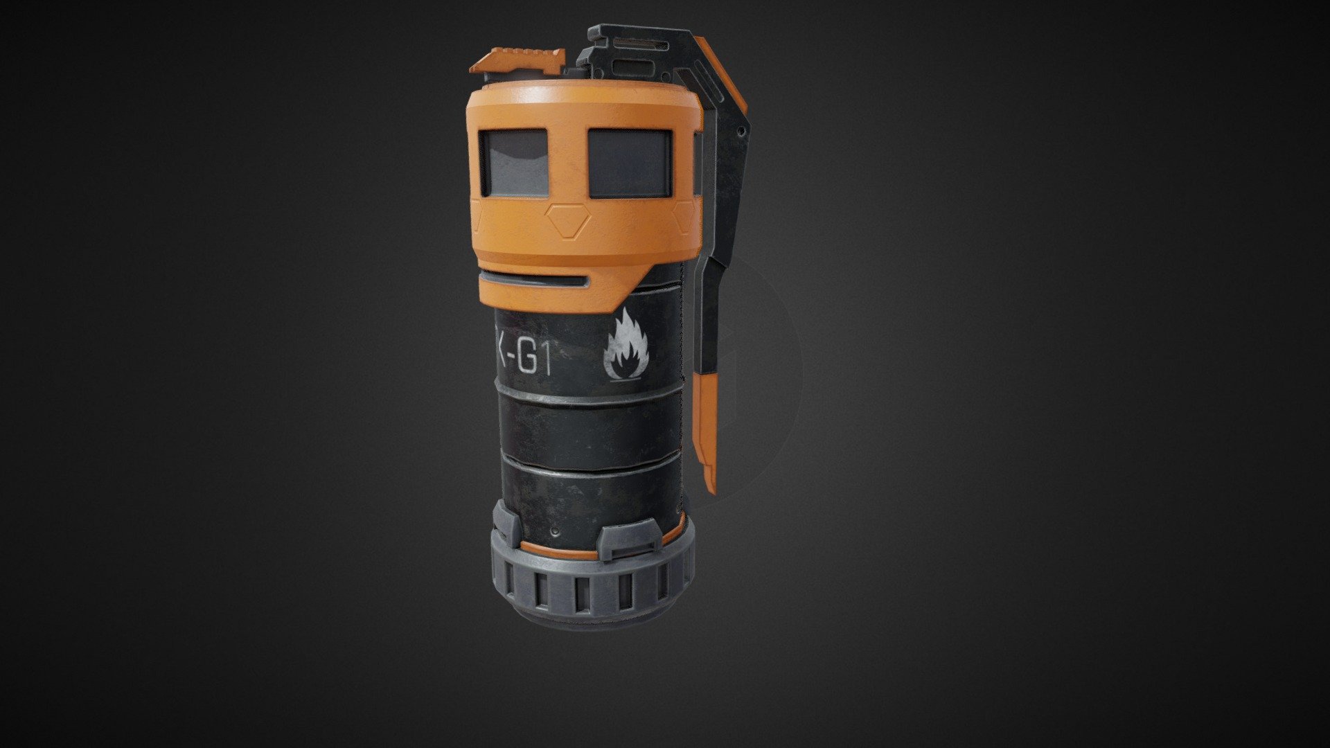 Scifi Grenade - 3D model by PhoenixSmith [72ab59d] - Sketchfab