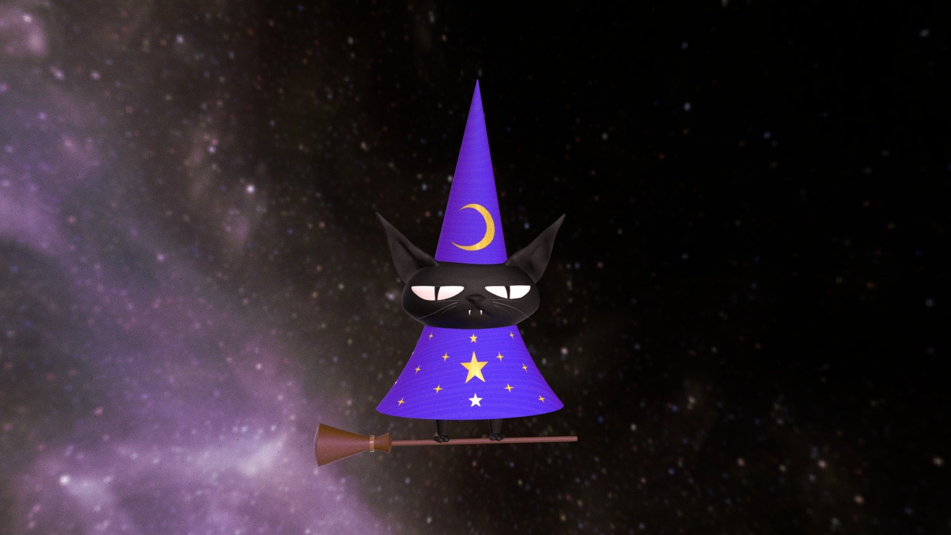 MAGIC CAT - 3D model by Andrew (@DeotheArtist) [72ace78] - Sketchfab