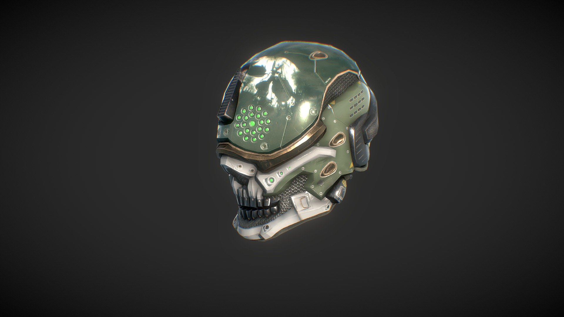 Mech Helmet - 3D model by Robertf91 [72acfb0] - Sketchfab