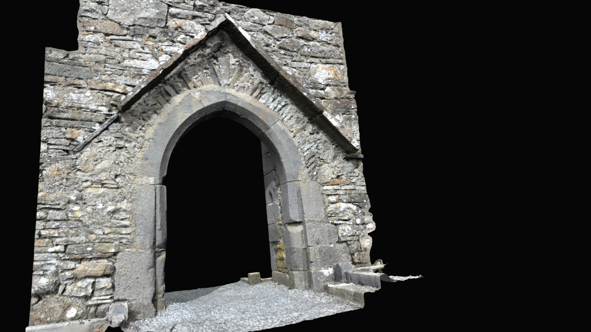 Kilnaughtin Church (KE003-008----) Doorway - Download Free 3D model by ...