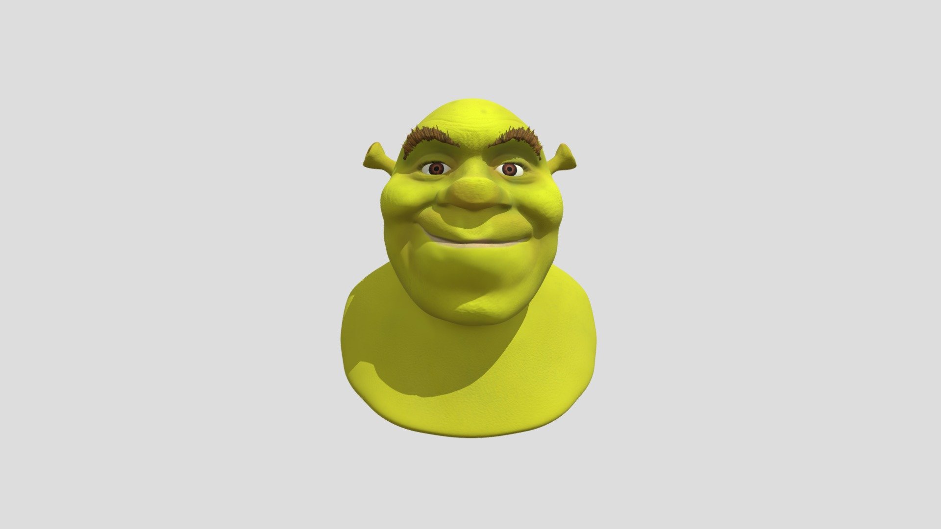 Shrek - high poly - Download Free 3D model by HopeTohme [72afed4 ...