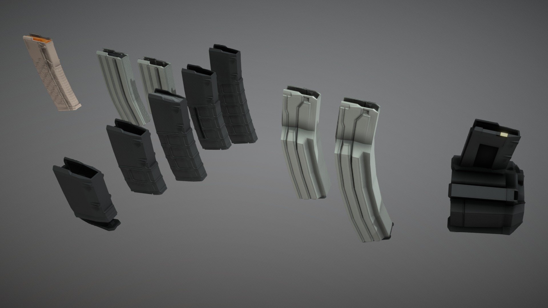 Low-Poly AR-15 magazines - Download Free 3D model by notcplkerry ...