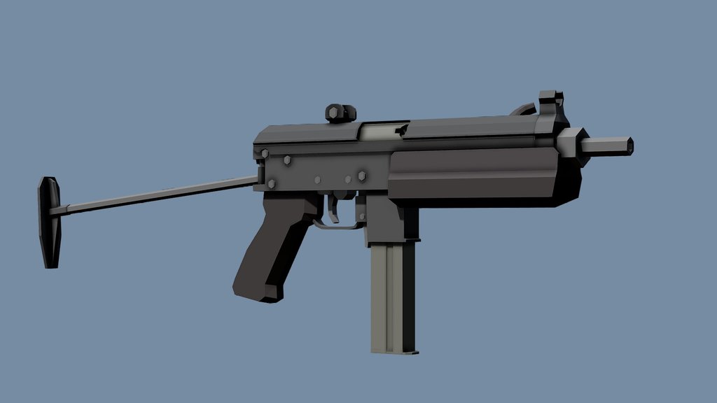 Low-Poly SMG / PDWs - A 3D model collection by TastyTony - Sketchfab