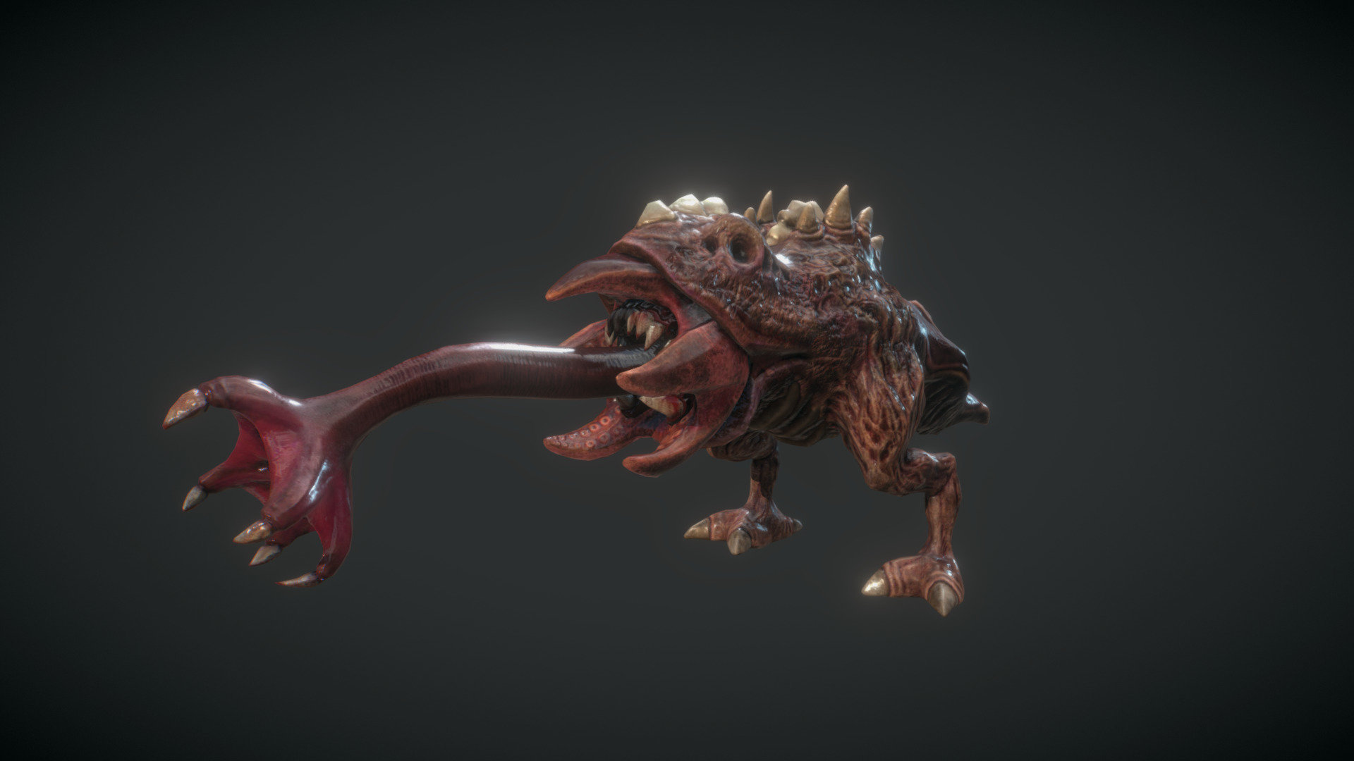 Nameless Monster yet - 3D model by Orly (@osanchez) [72b24f0] - Sketchfab
