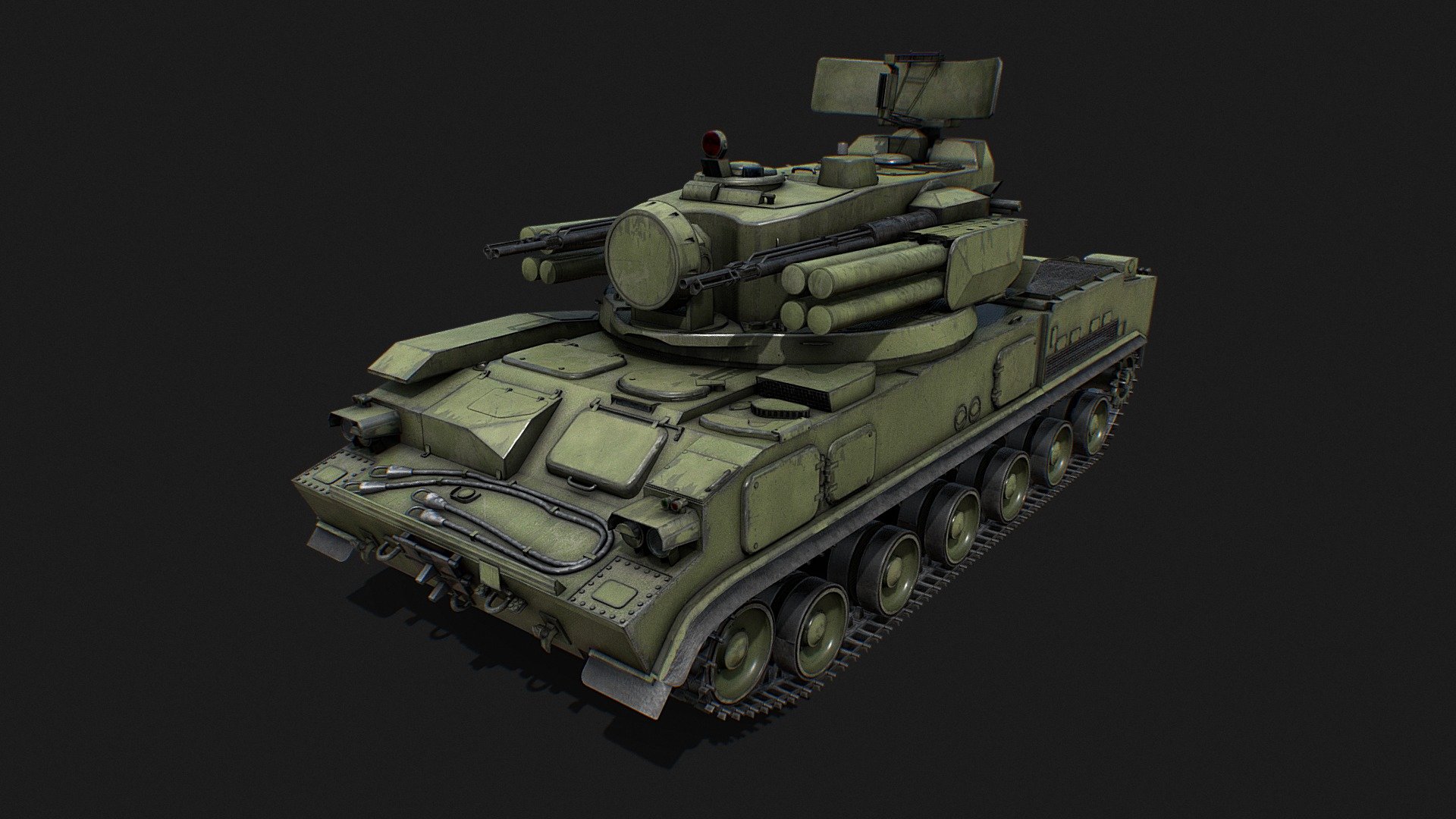 2S6 Anti Air - 3D model by Z3nsiter [72b3362] - Sketchfab