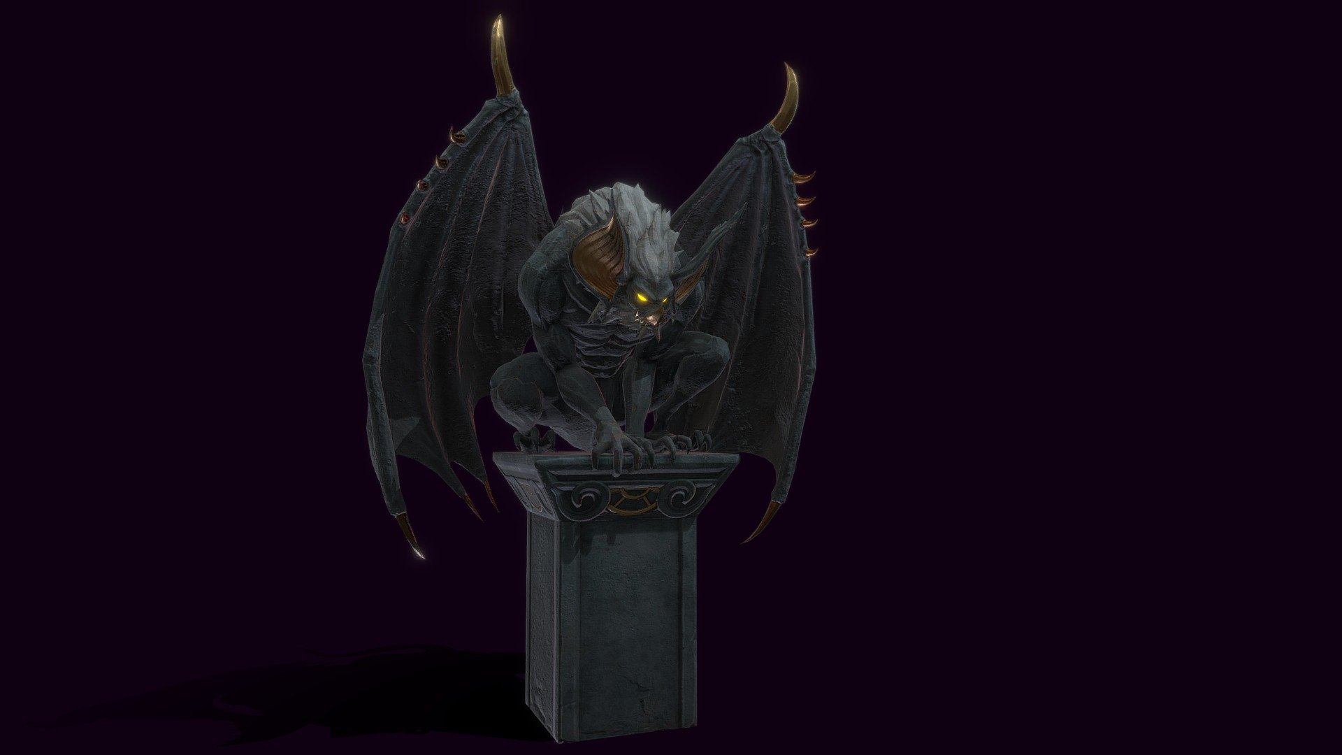 Gurgoyle - 3D model by vanally [72b35f1] - Sketchfab