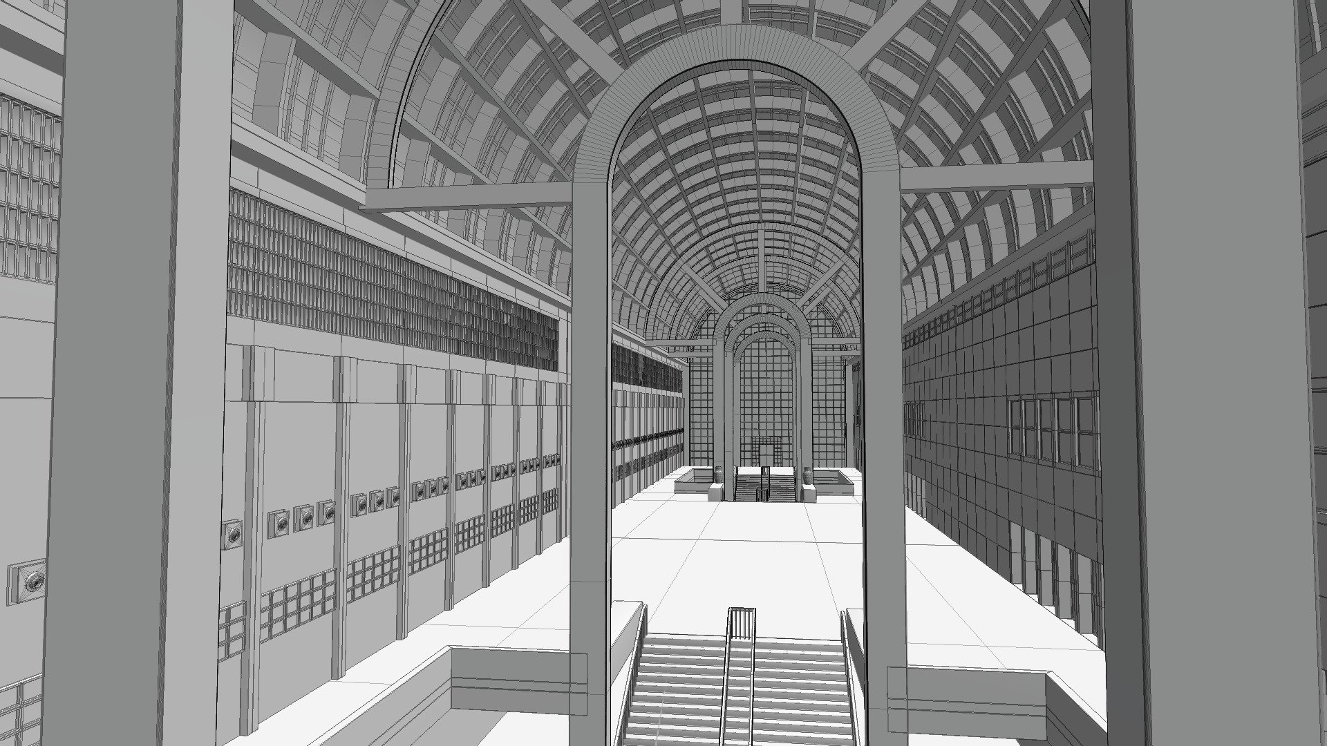 Architecture_Hall.c4d - 3D model by Dennis Schall / Communication ...