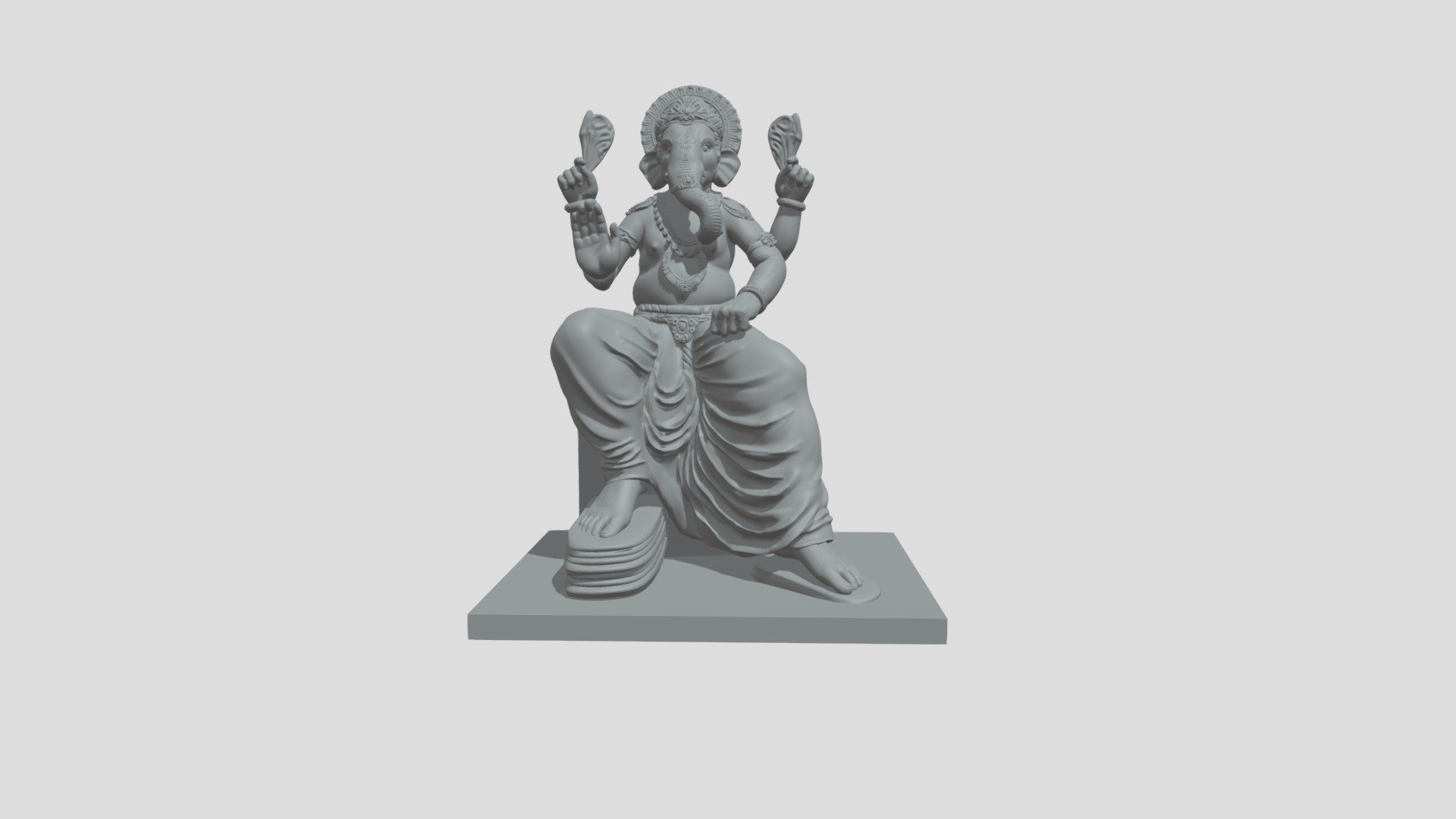Ganesha Indian God - 3D model by Karan.Malhotra [72b49bc] - Sketchfab