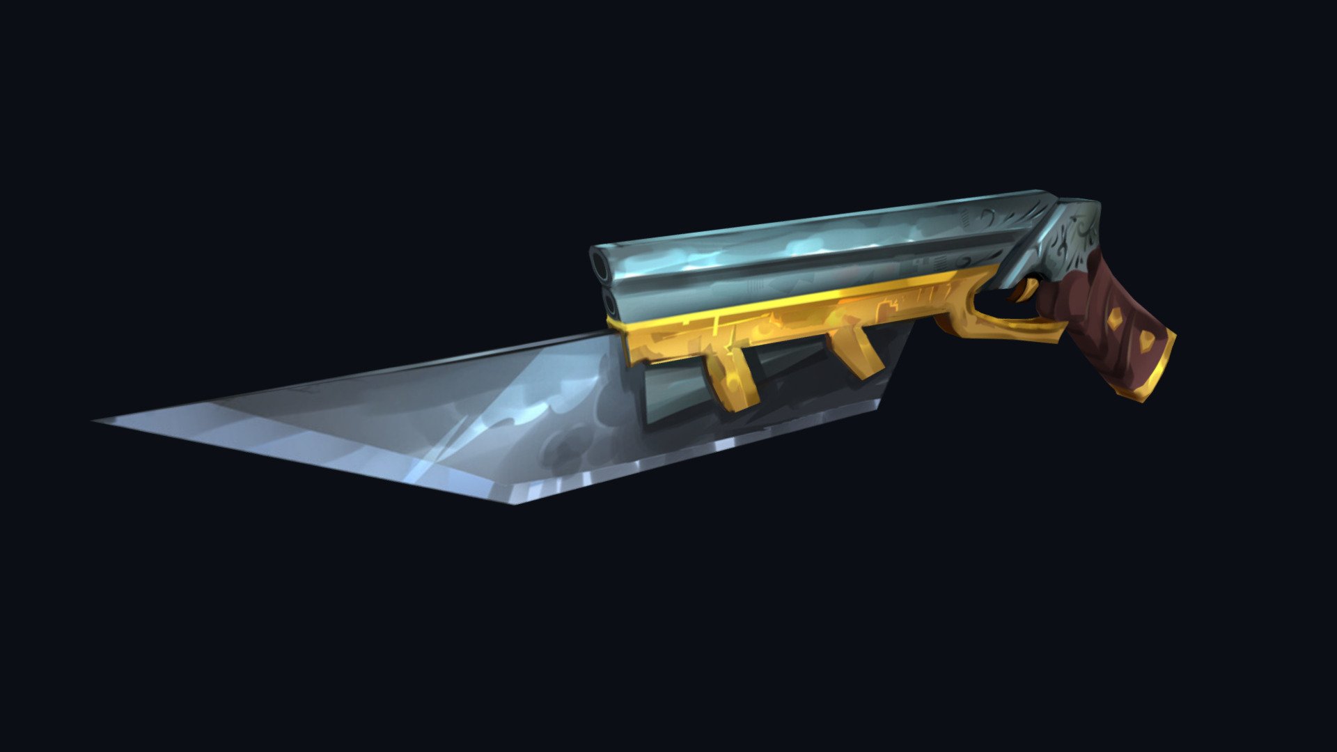 Handgun (League of Legends Arcane fanart) - 3D model by GrunoKromer ...
