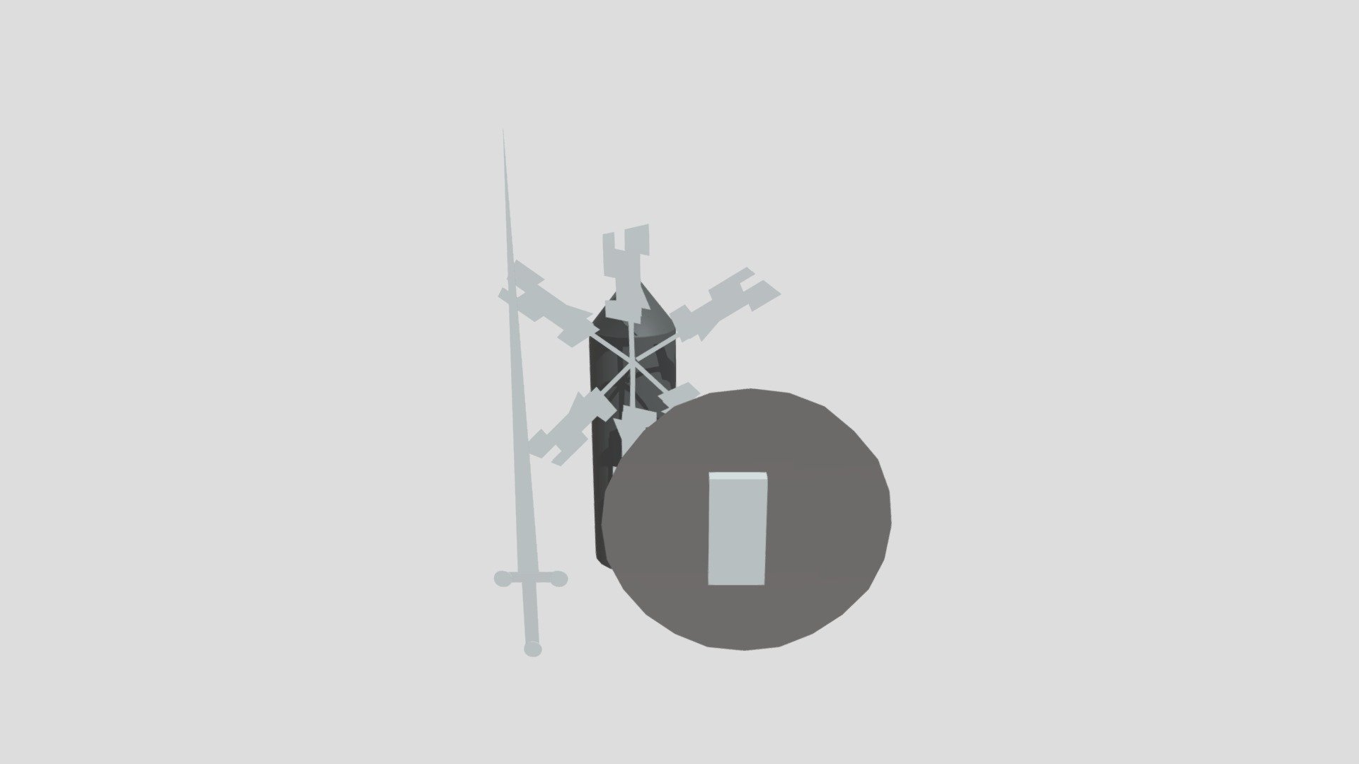Windmill + Sword & Shield - 3D model by fmmfm [72b95d2] - Sketchfab
