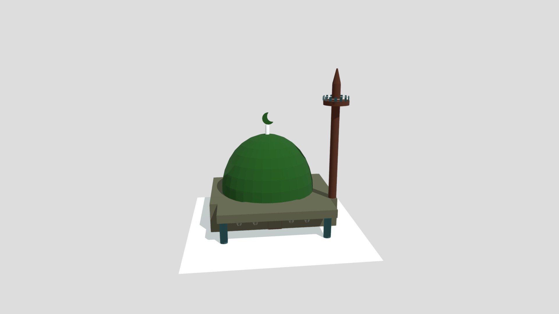 Cami - Mosque - Download Free 3D model by byrameren [72baad7] - Sketchfab
