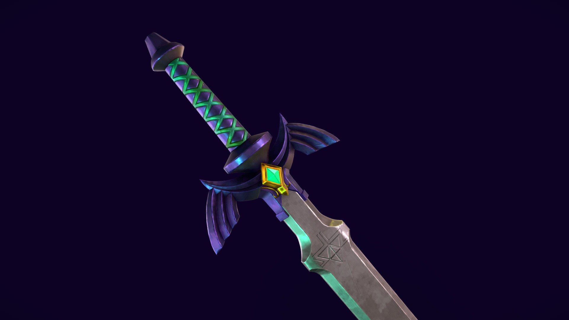 Master Sword - 3D model by kinlur [72bacd4] - Sketchfab