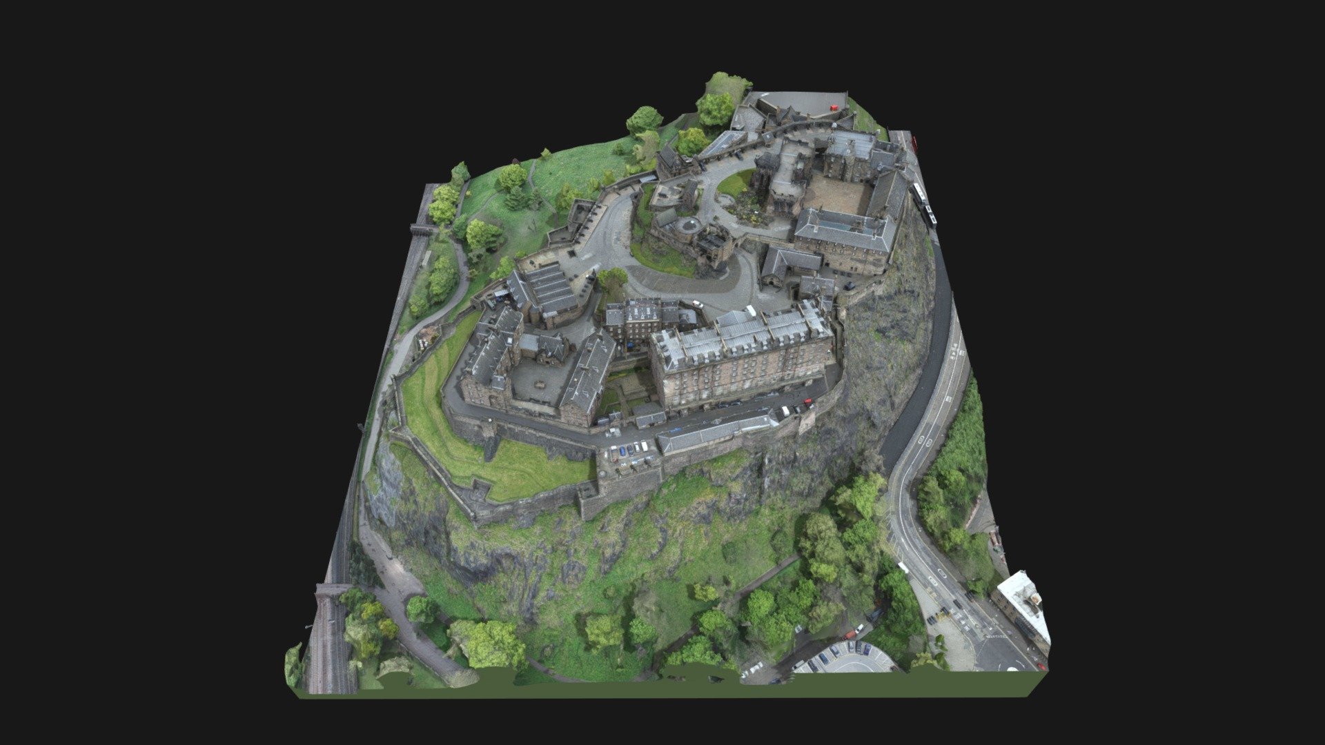 Edinburgh Castle - 3D model by Christians - The Survey Company ...