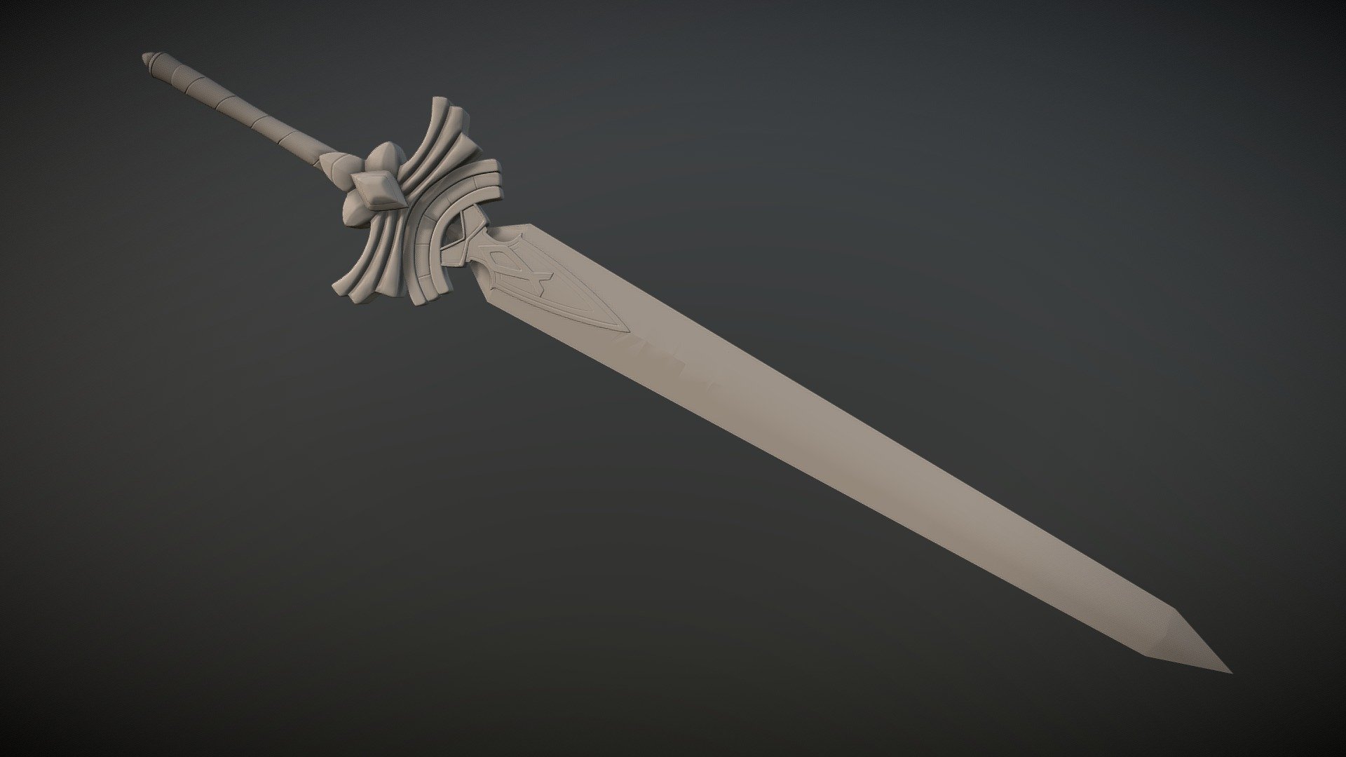 Cool Steel Sword - Buy Royalty Free 3D model by robulltec [72bbfe9 ...