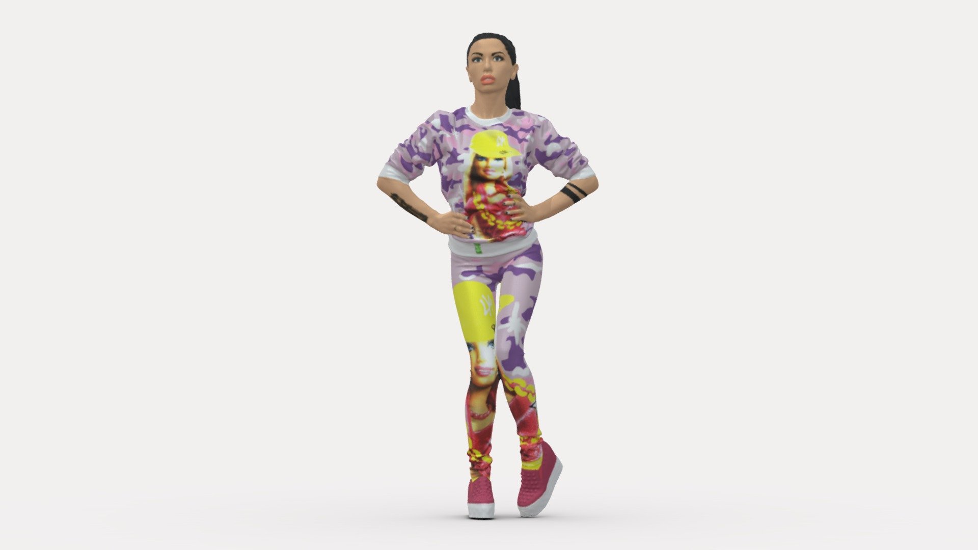 Barbiegirl duckface 0818 - Buy Royalty Free 3D model by 3DFarm [72bc544 ...