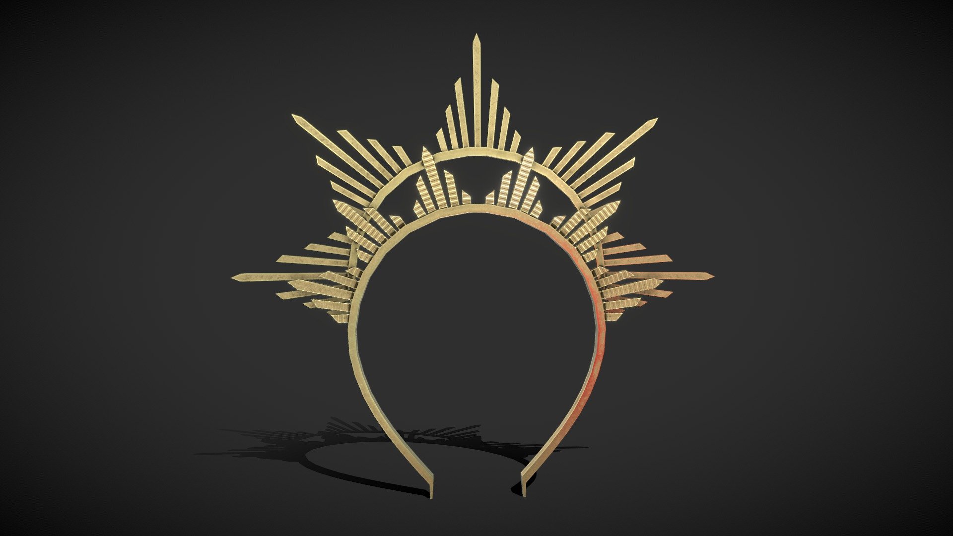 Halo Crown / Goddes Headband - low poly - Buy Royalty Free 3D model by ...