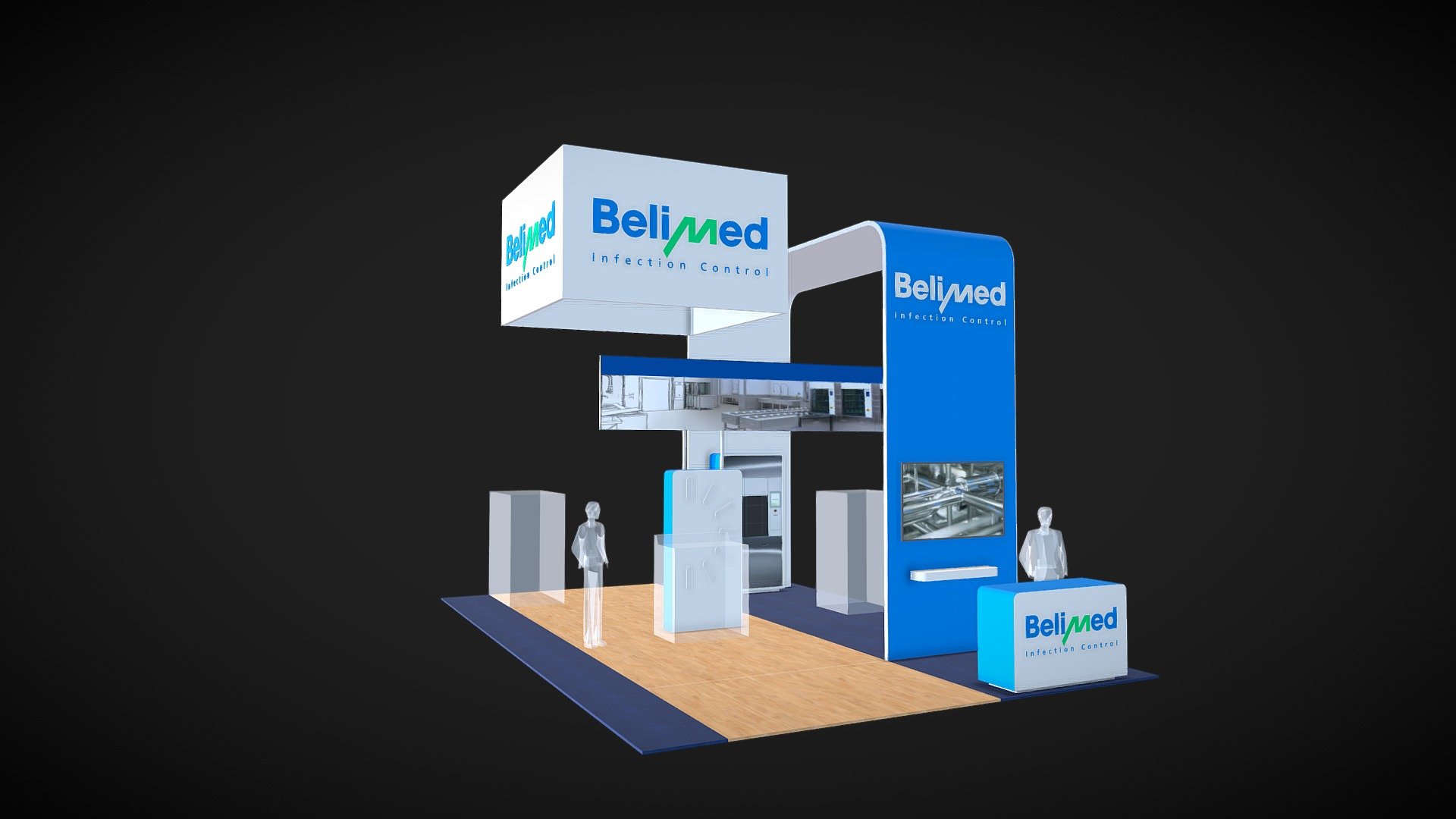 Belimed 20x30 Revision - 3D model by HatchExhibits [72be54e] - Sketchfab