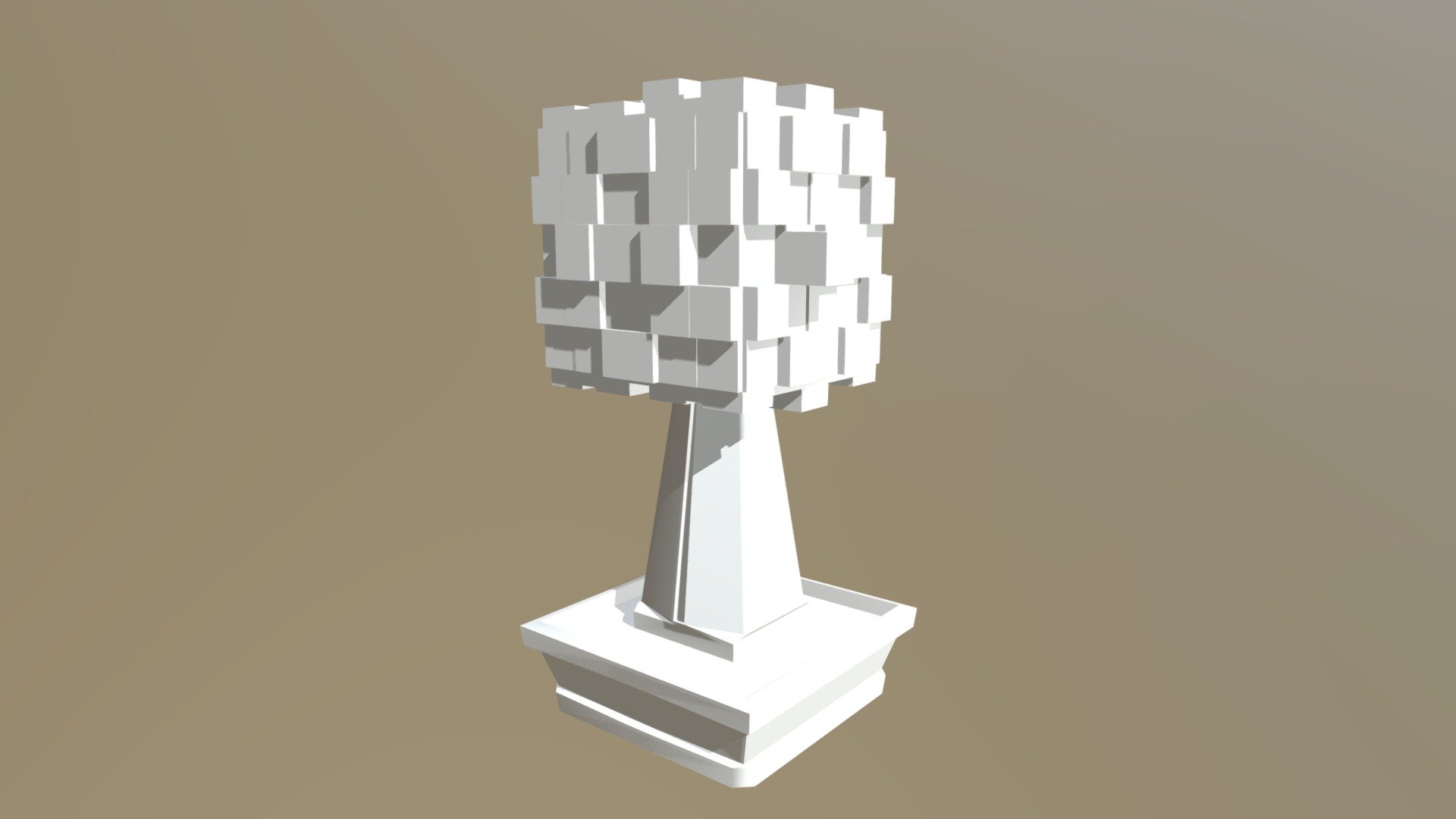 SQUARE TREE - 3D model by ghost_lemons [72bf195] - Sketchfab